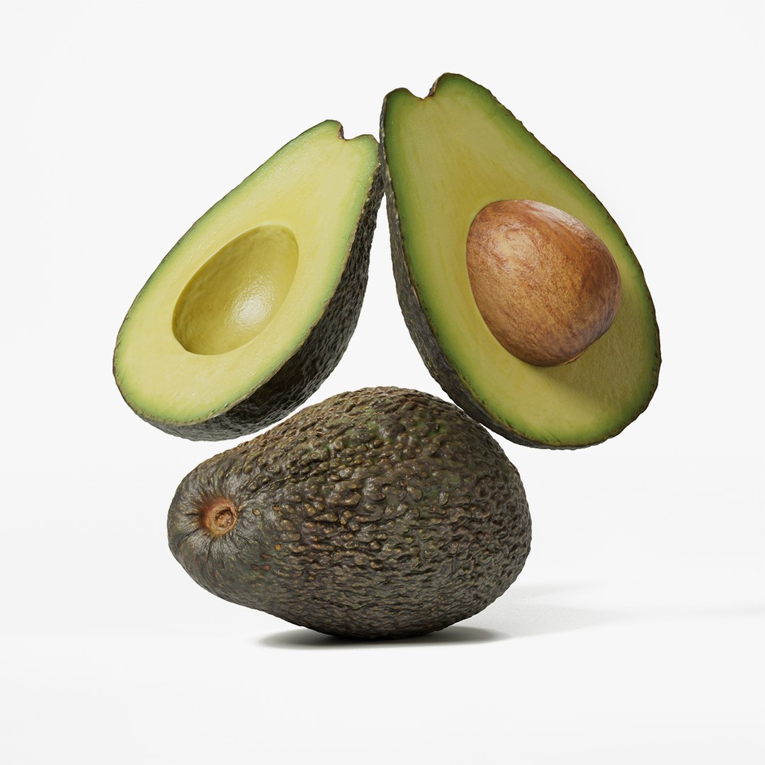 Avocado Model - TurboSquid 1873805