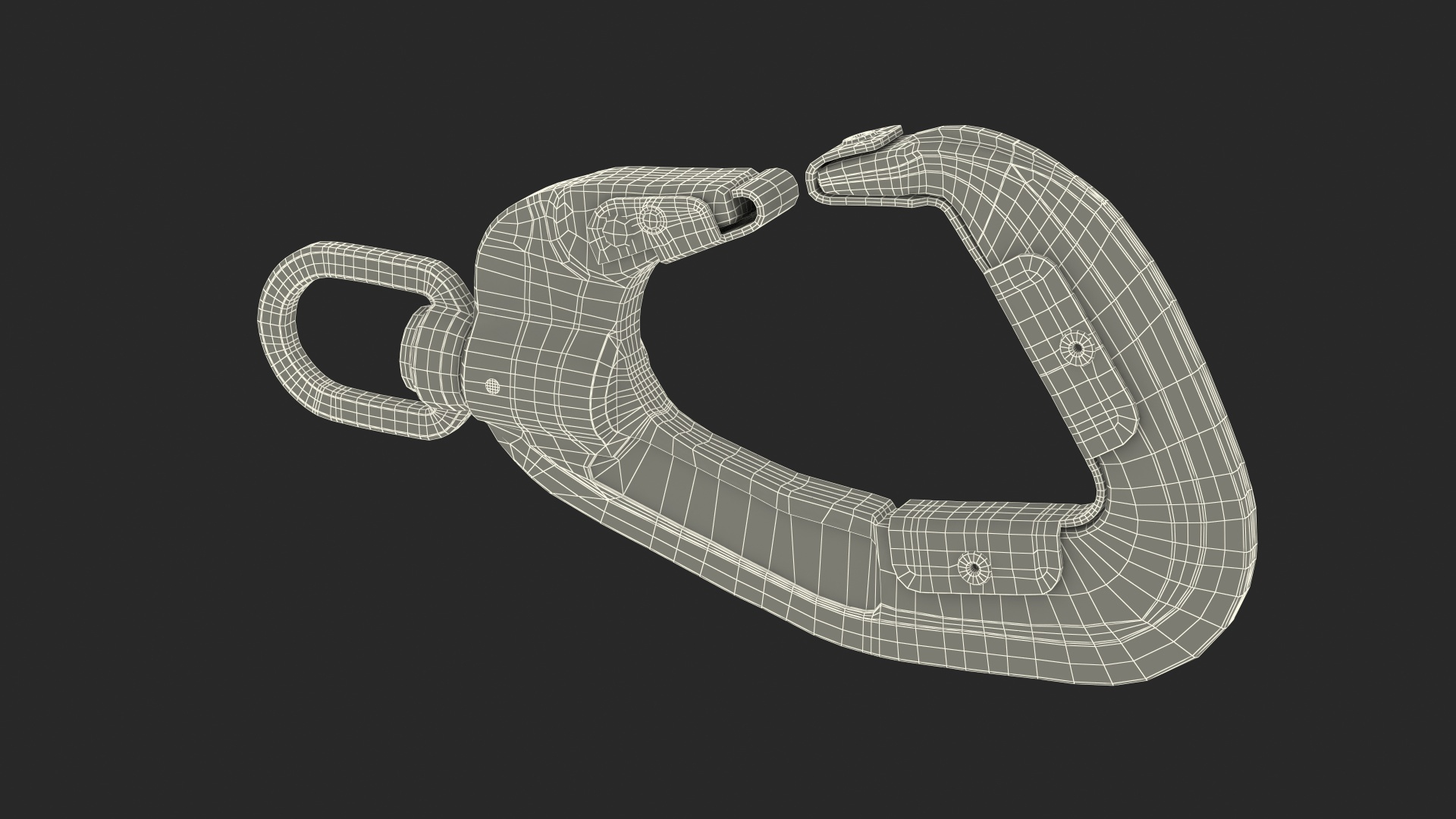 3D Model Continuous Belay System Carabiner Kanhook - TurboSquid 1961388