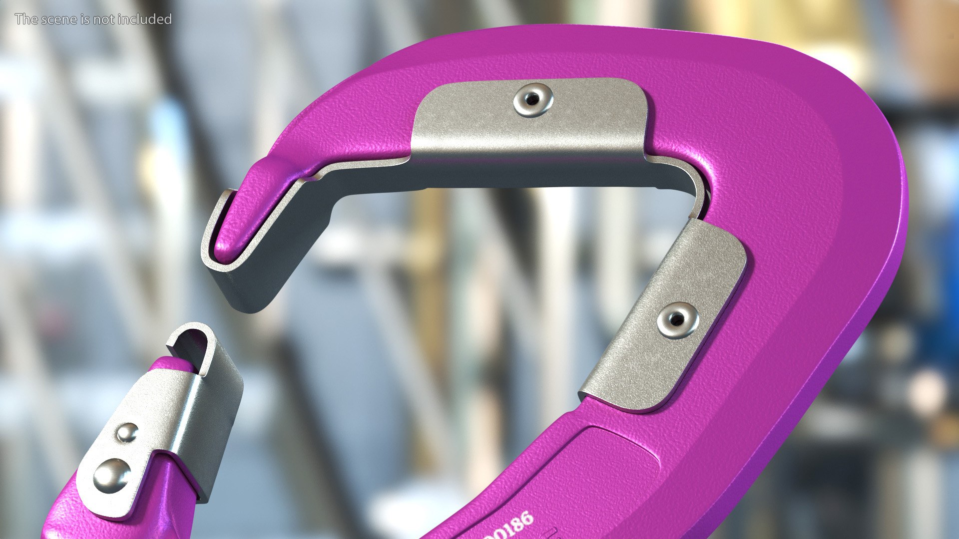 3D Model Continuous Belay System Carabiner Kanhook - TurboSquid 1961388