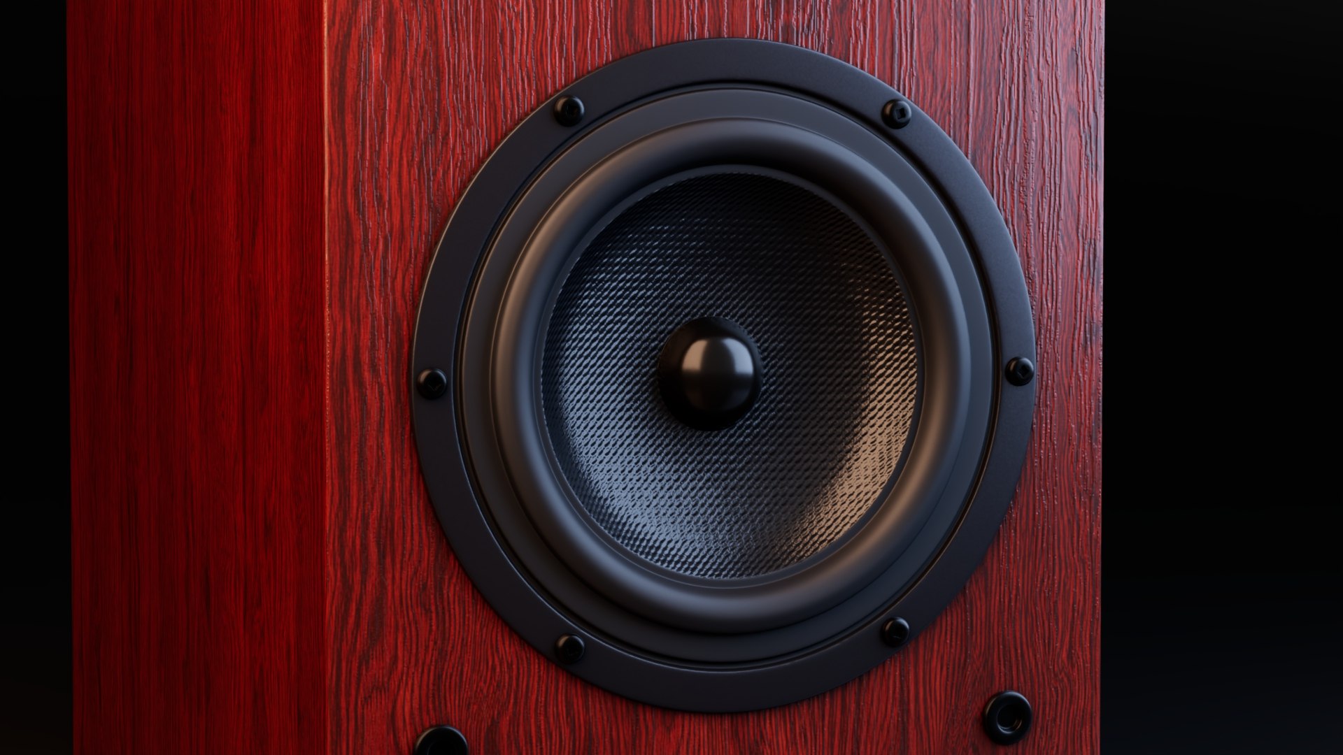 Loudspeaker With Wooden Body 3D Model - TurboSquid 2414530