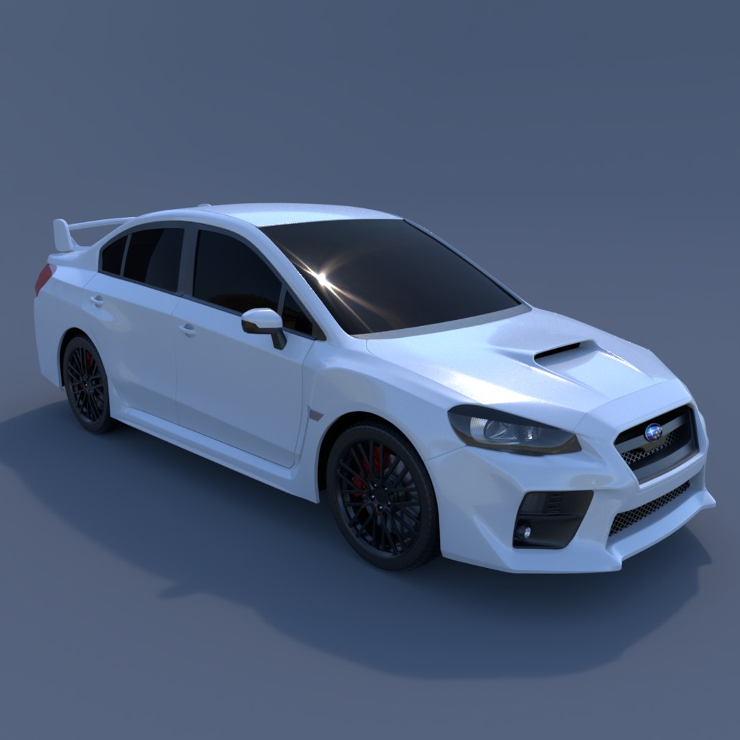 Subaru Wrx Sti Model - TurboSquid 1439711