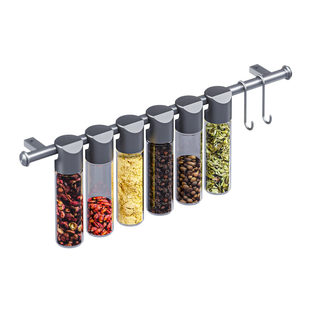 3D Kitchenware Kitchen Rails Model - TurboSquid 1701305