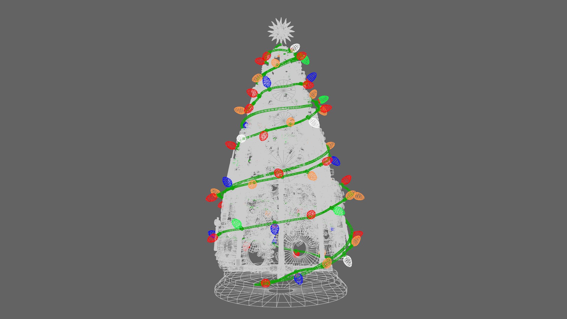 3D Steampunk Tree For Christmas Low-poly 3D Model Model - TurboSquid ...