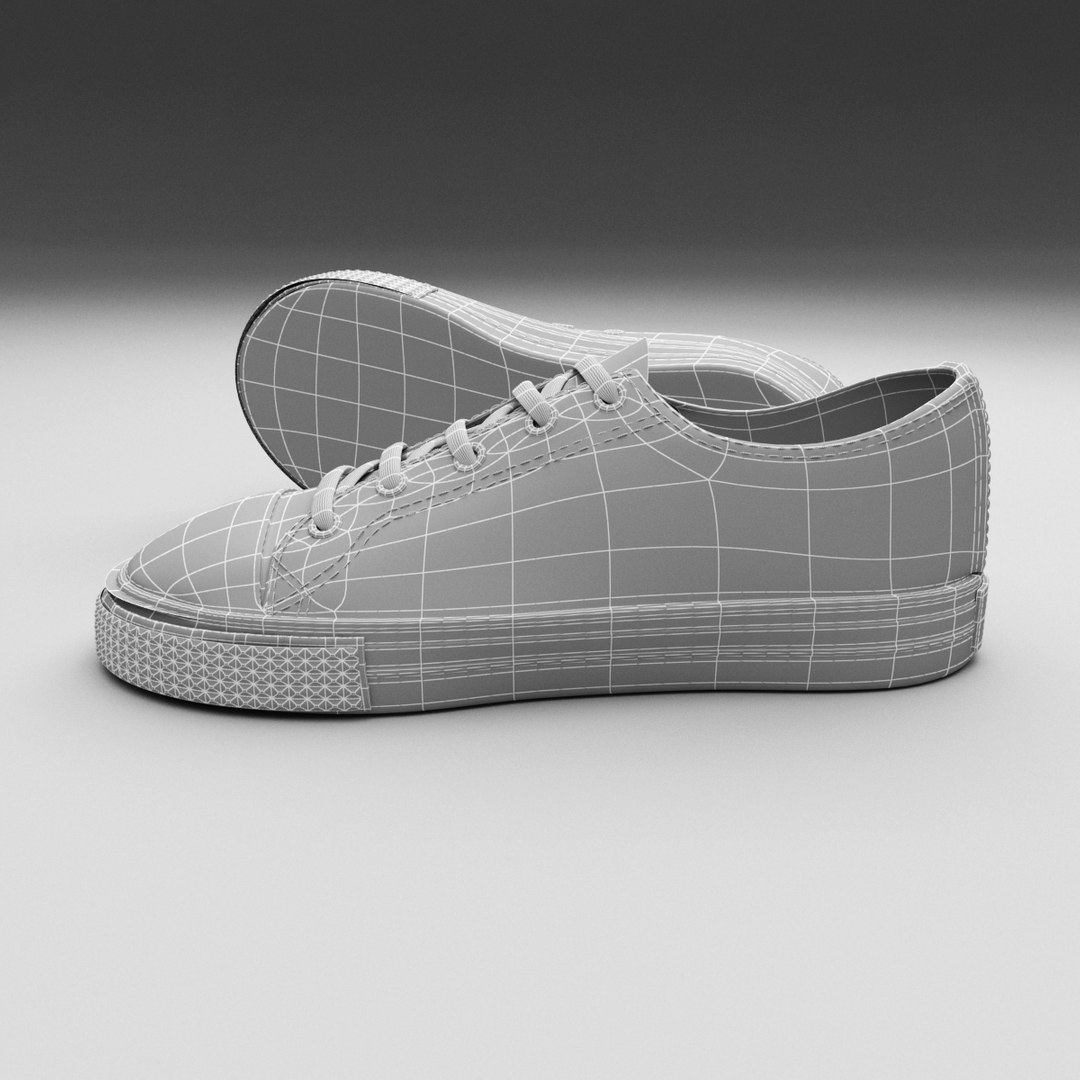 Converse Star 3D Model - TurboSquid 1540903