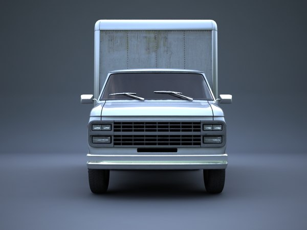 3d transport vehicle delivery truck model