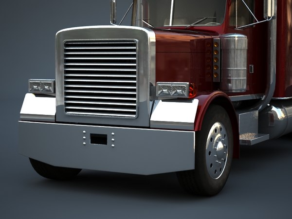 3d transport vehicle delivery truck model