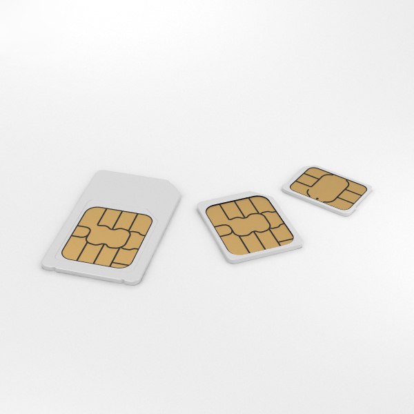 Free 3D Sim-Card Models | TurboSquid