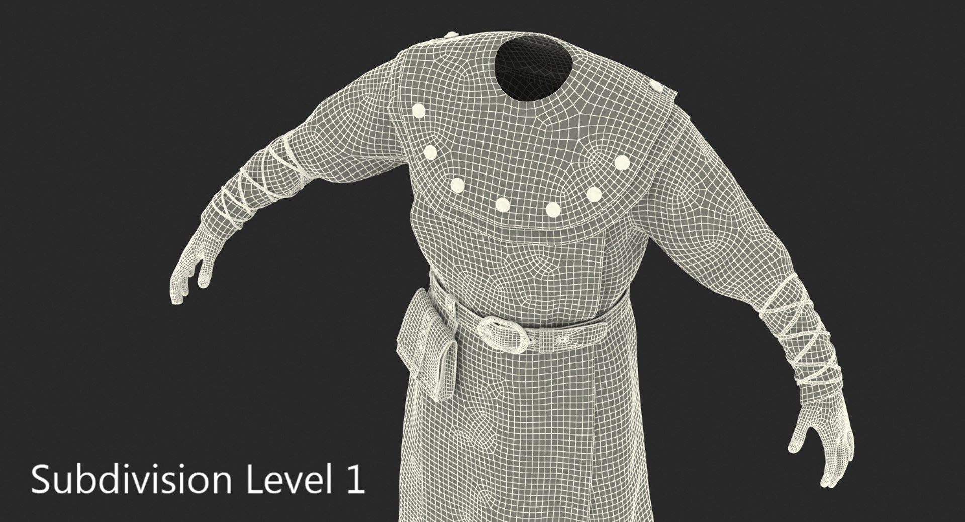 3D Model Medieval Costume - TurboSquid 1178189