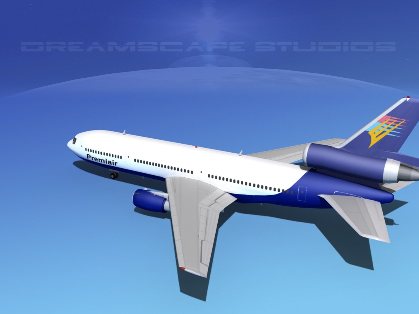 3d Douglas Dc-10 Model