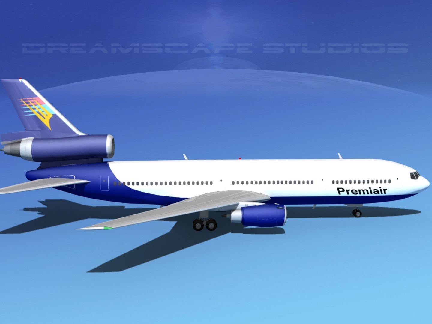 3d Douglas Dc-10 Model