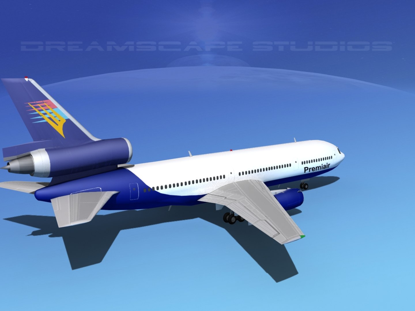 3d Douglas Dc-10 Model