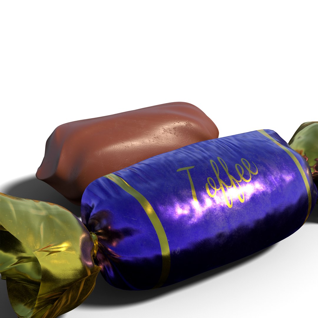 Chocolate Toffee 3D Model - TurboSquid 2087540