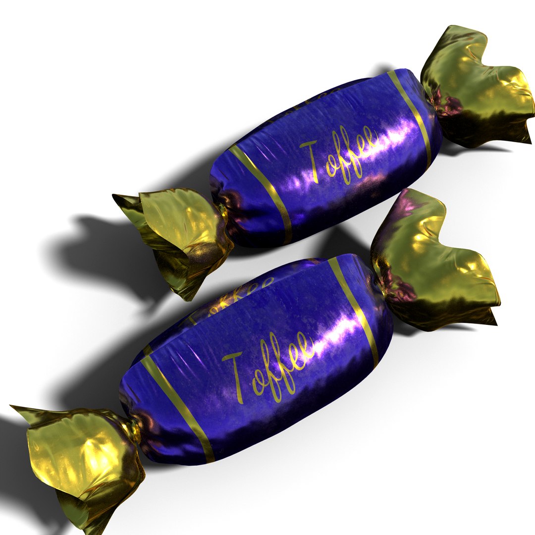 Chocolate Toffee 3D Model - TurboSquid 2087540