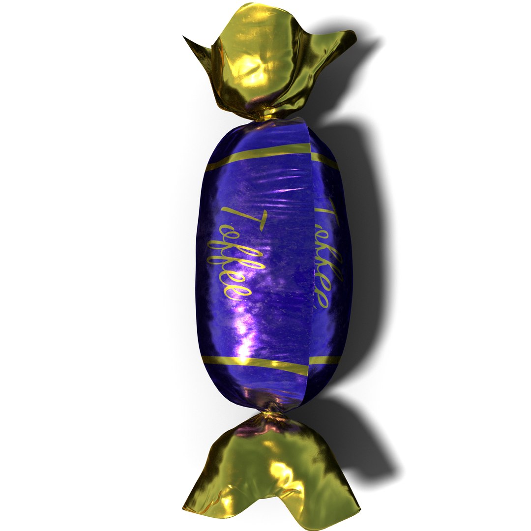 Chocolate Toffee 3D Model - TurboSquid 2087540