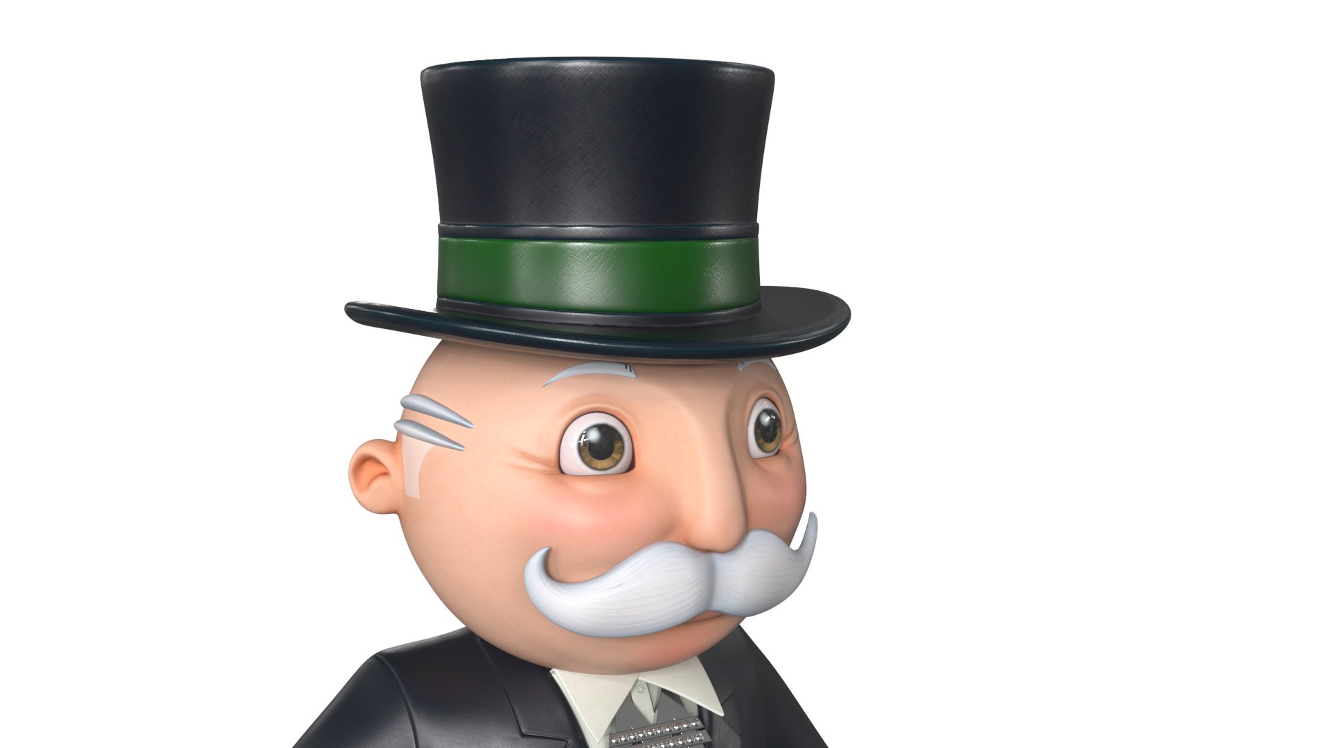 Mr Monopoly A-pose For 3D Print Model - TurboSquid 2287587