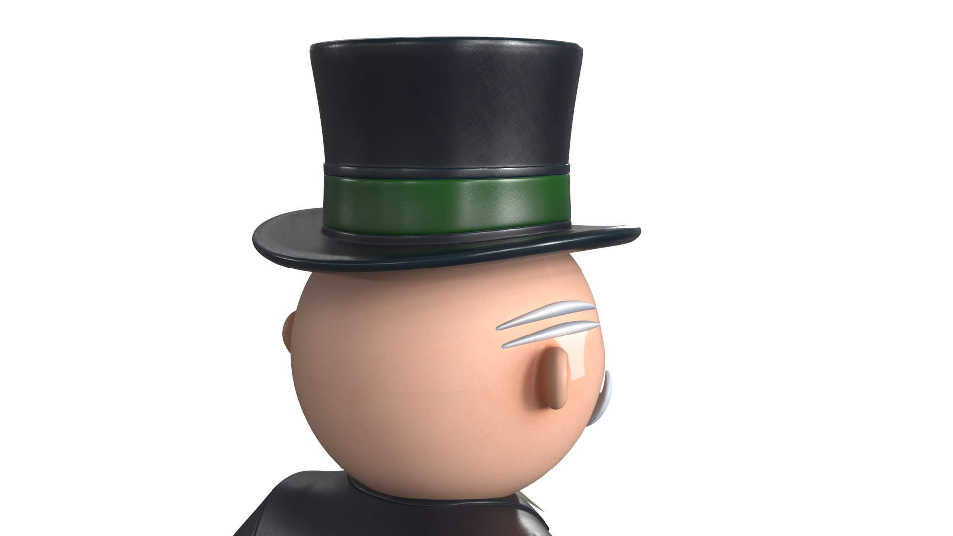 Mr Monopoly A-pose For 3D Print Model - TurboSquid 2287587