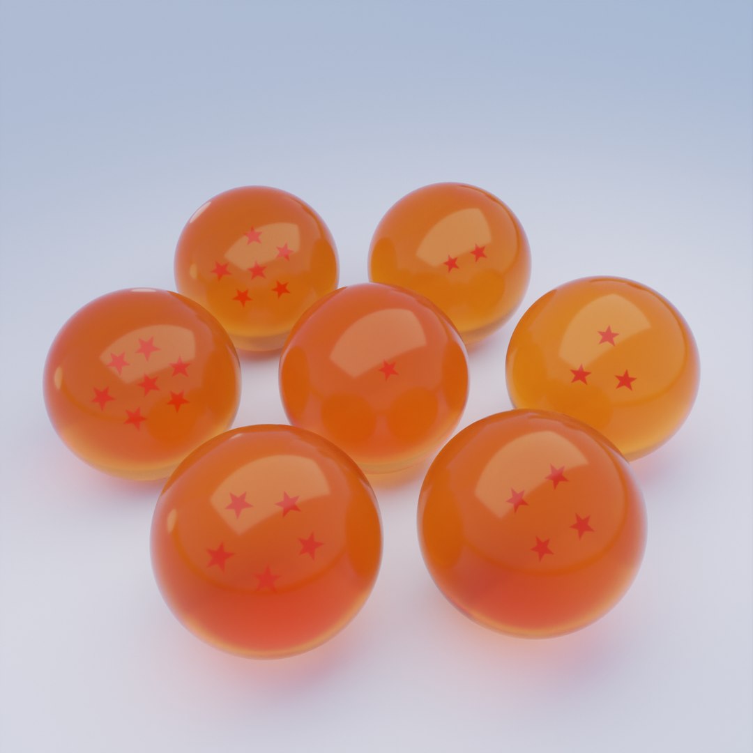 Seven Star Dragon Ball 3D Model - TurboSquid 2012931