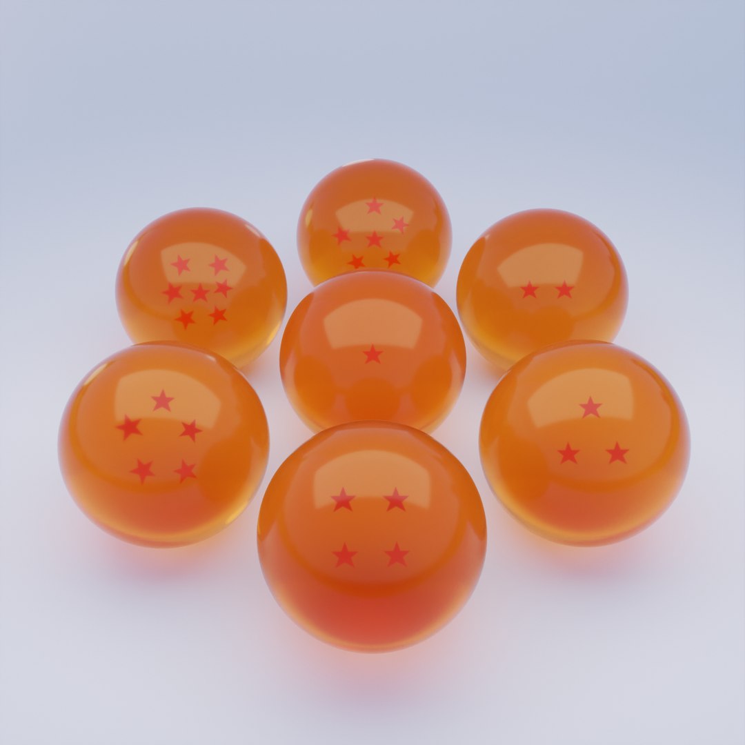 Seven Star Dragon Ball 3D Model - TurboSquid 2012931