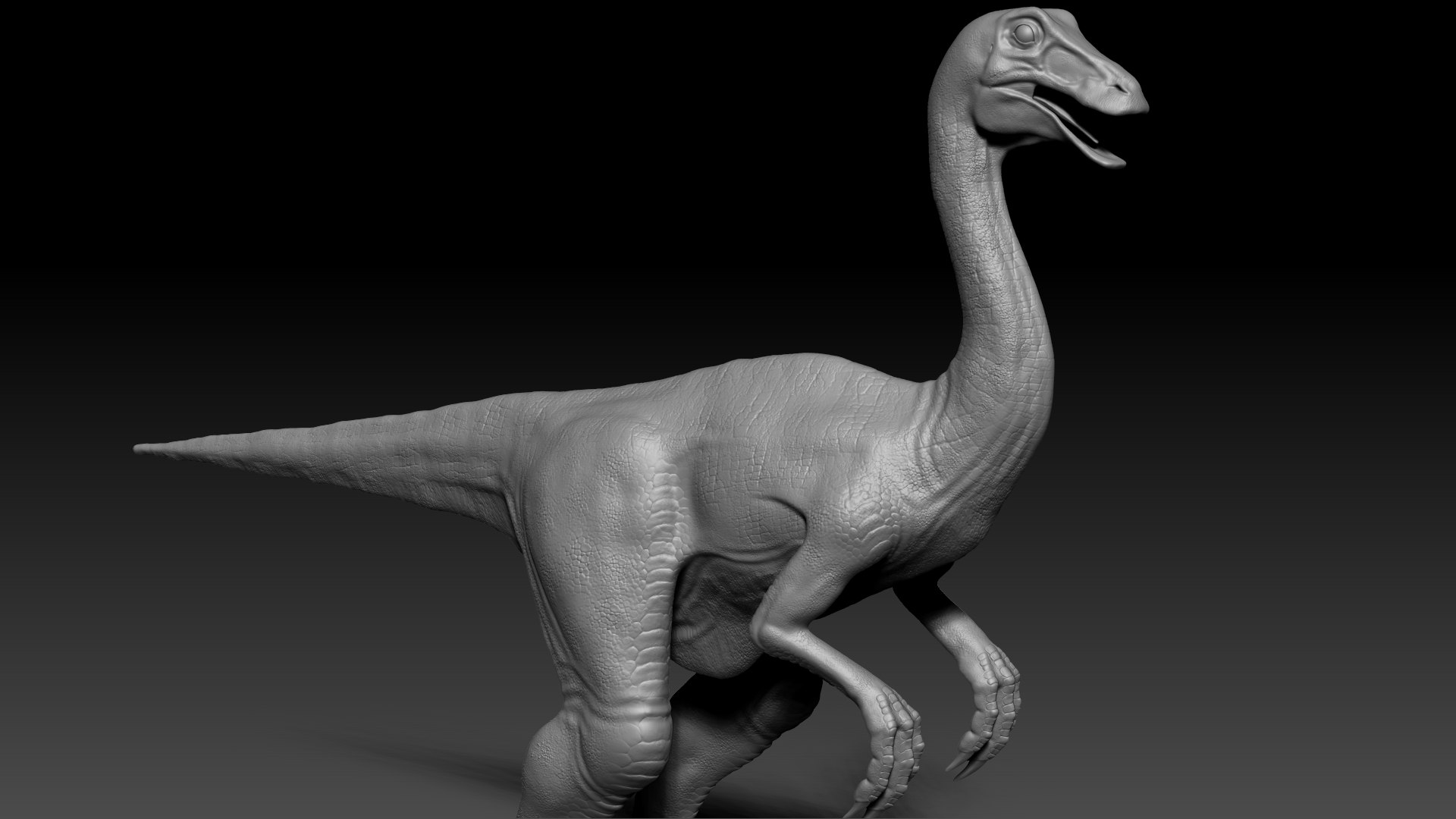 3D Gallimimus Sculpt Project Model - TurboSquid 2197983