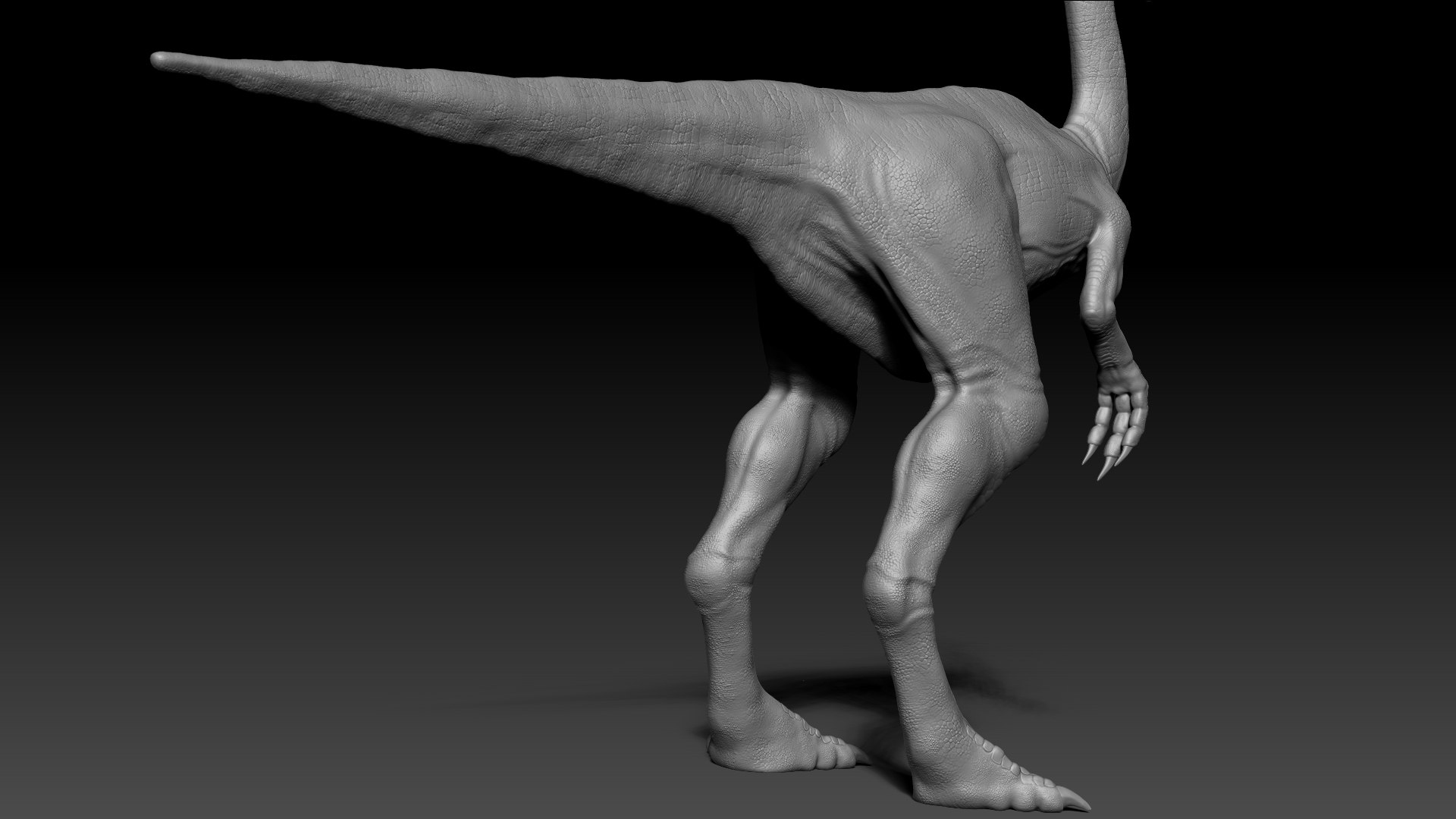 3D Gallimimus Sculpt Project Model - TurboSquid 2197983