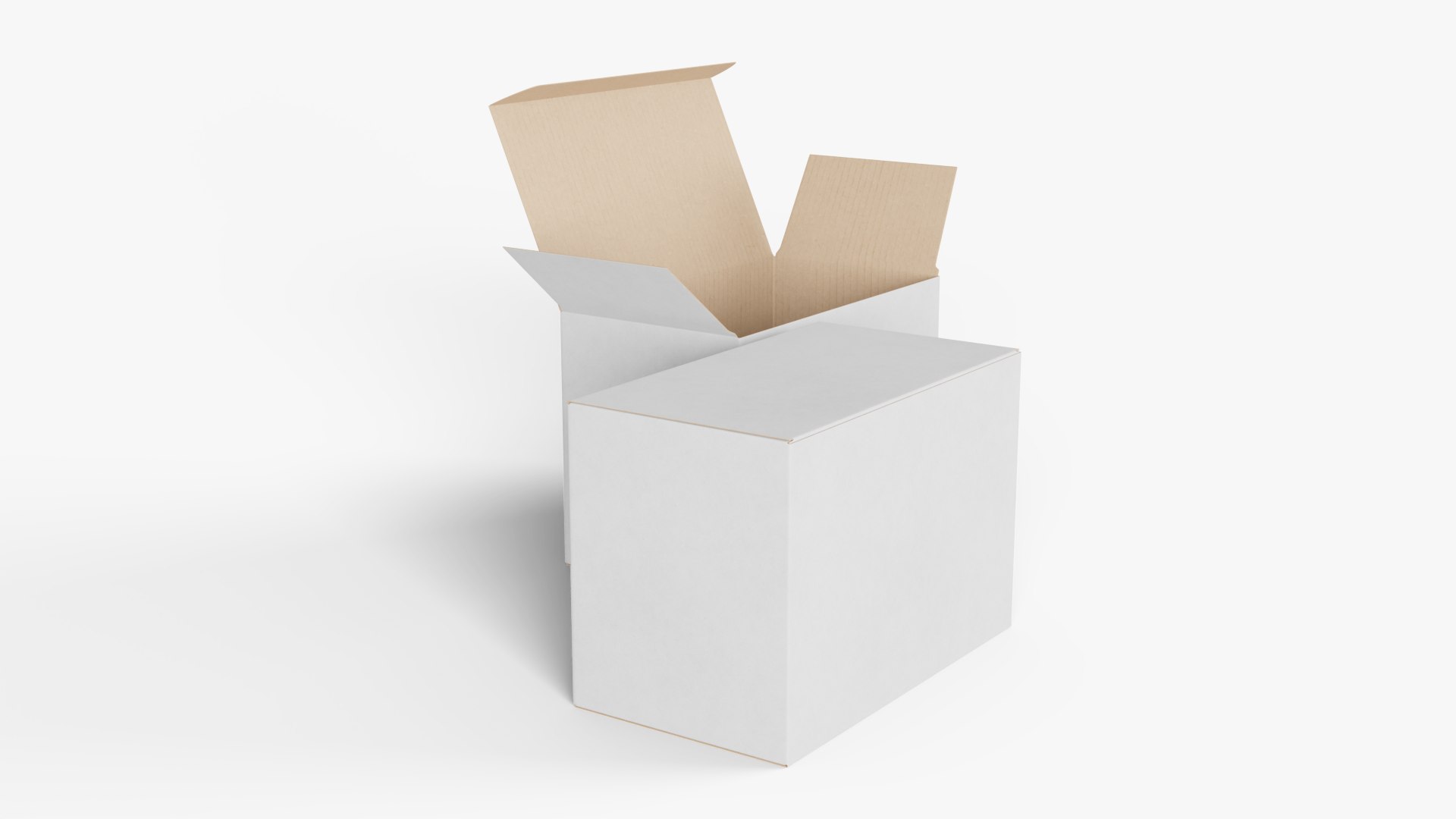 3D Corrugated Box - TurboSquid 2029133