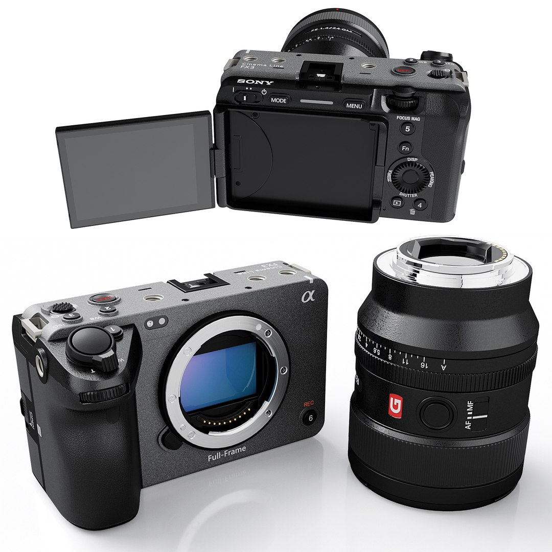 Sony FX3 Cinema Line 3D Model - TurboSquid 1784144