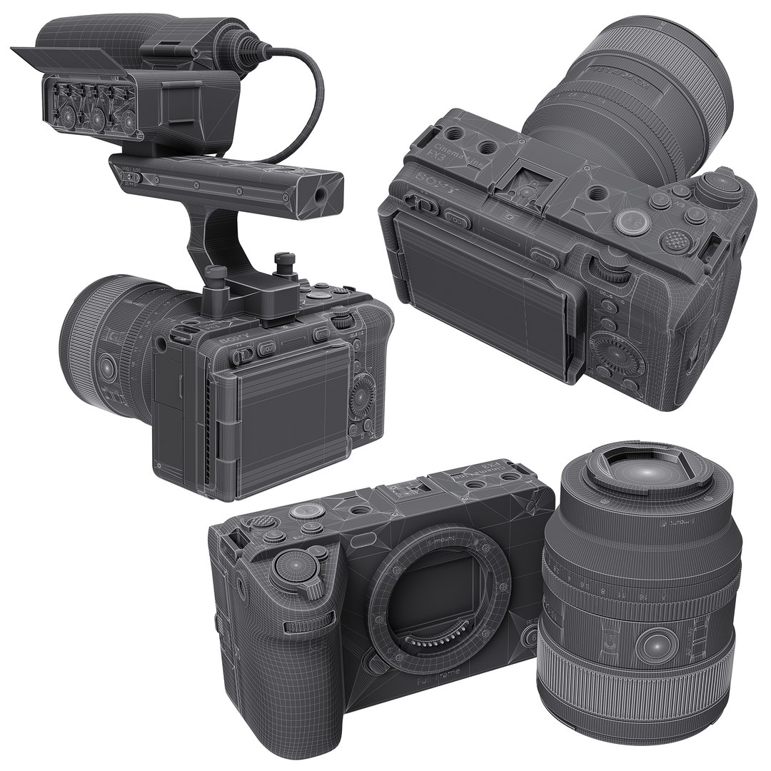 Sony FX3 Cinema Line 3D Model - TurboSquid 1784144