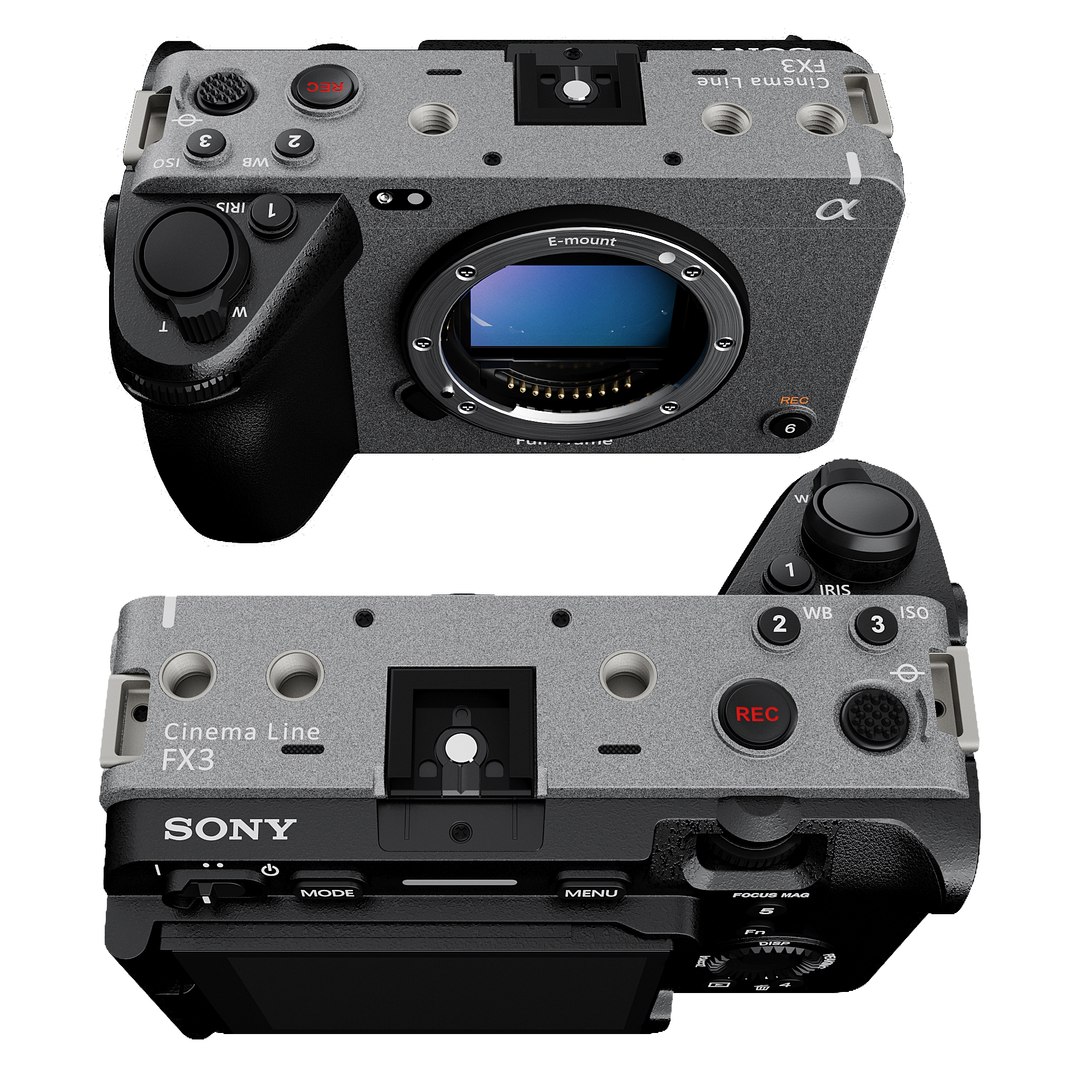 Sony FX3 Cinema Line 3D Model - TurboSquid 1784144
