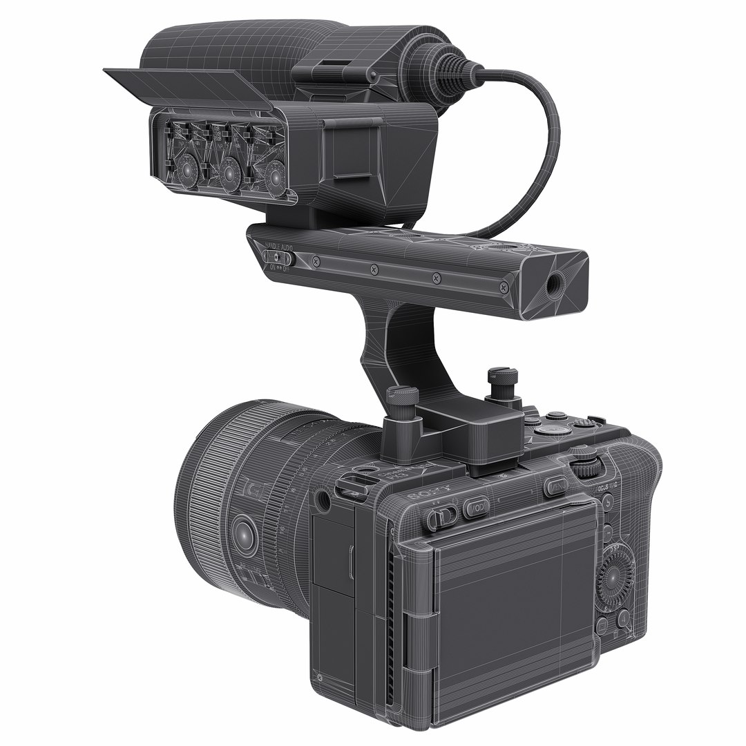 Sony FX3 Cinema Line 3D Model - TurboSquid 1784144