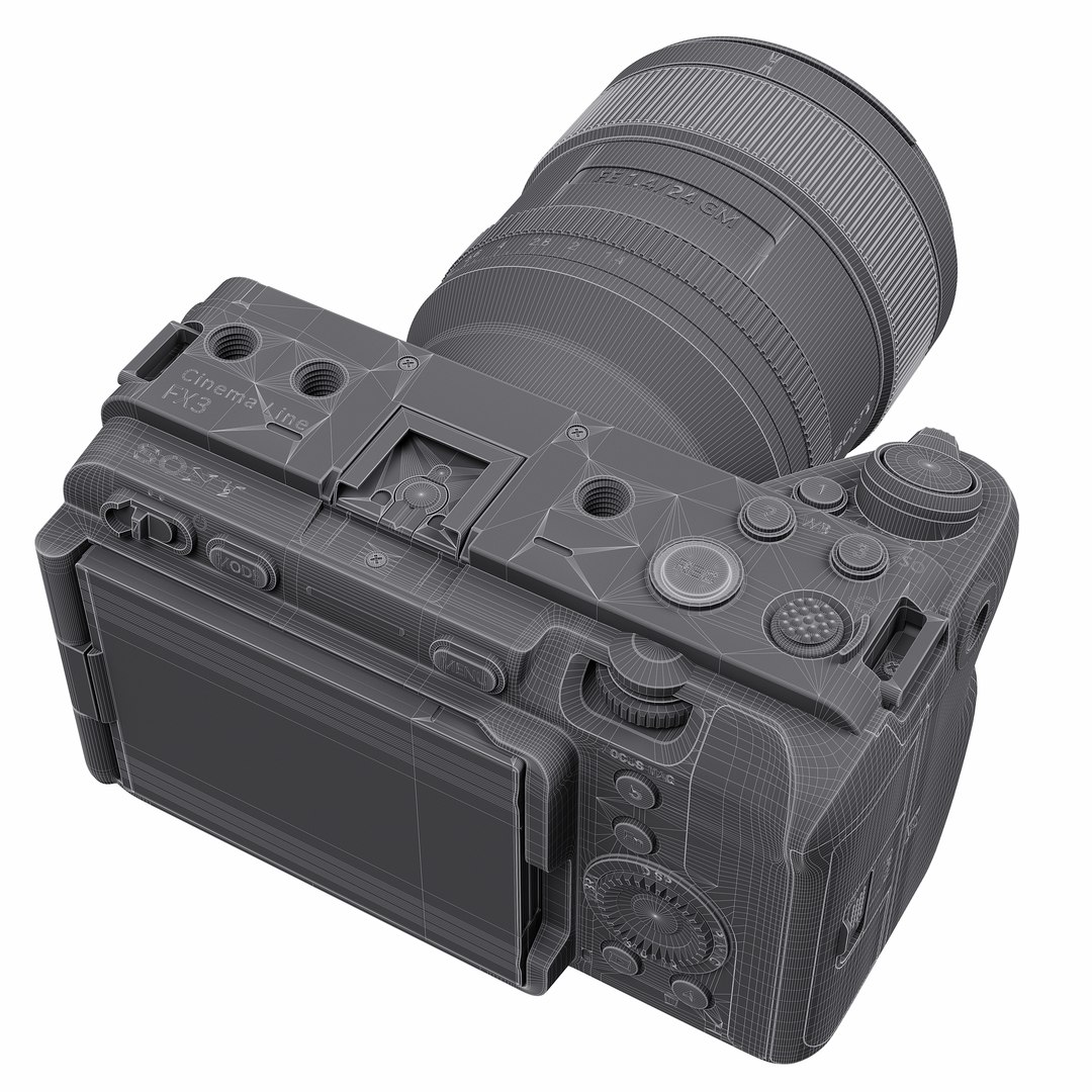 Sony FX3 Cinema Line 3D Model - TurboSquid 1784144