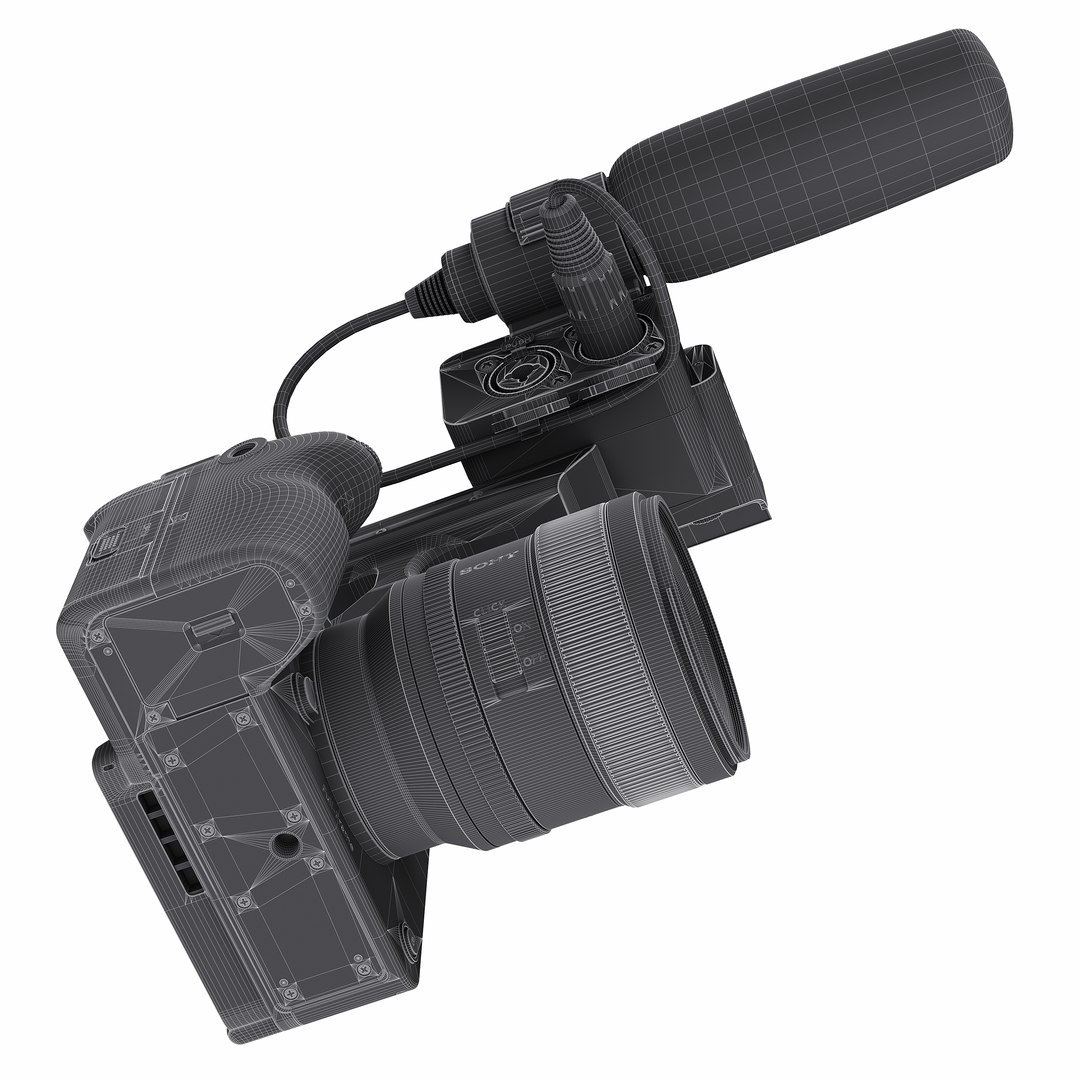 Sony FX3 Cinema Line 3D Model - TurboSquid 1784144