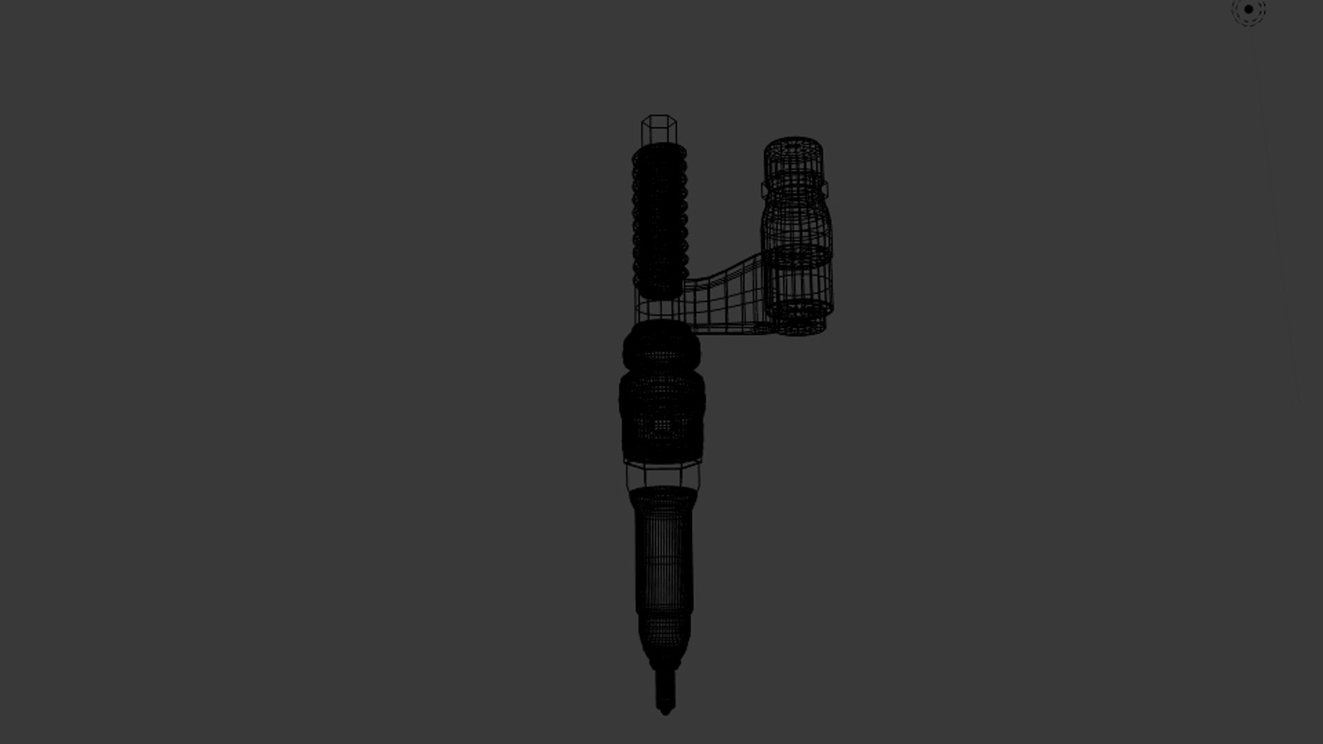 3d Model Engine Injector