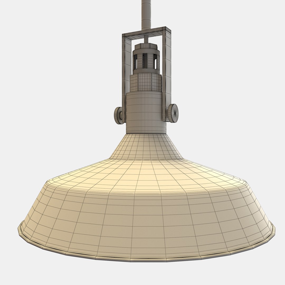 Hanging Industrial Lamp Model - TurboSquid 1420108