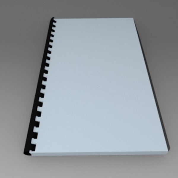3d book model