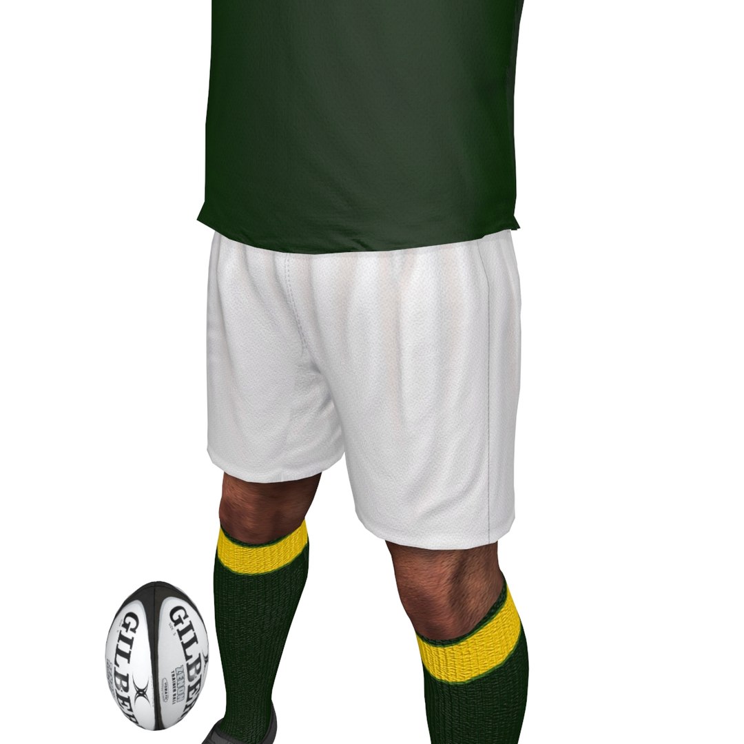 rugby player 3d model