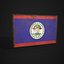 3D Old Picture Frame With Belize Flag - Game Ready PBR Low-poly 3D ...