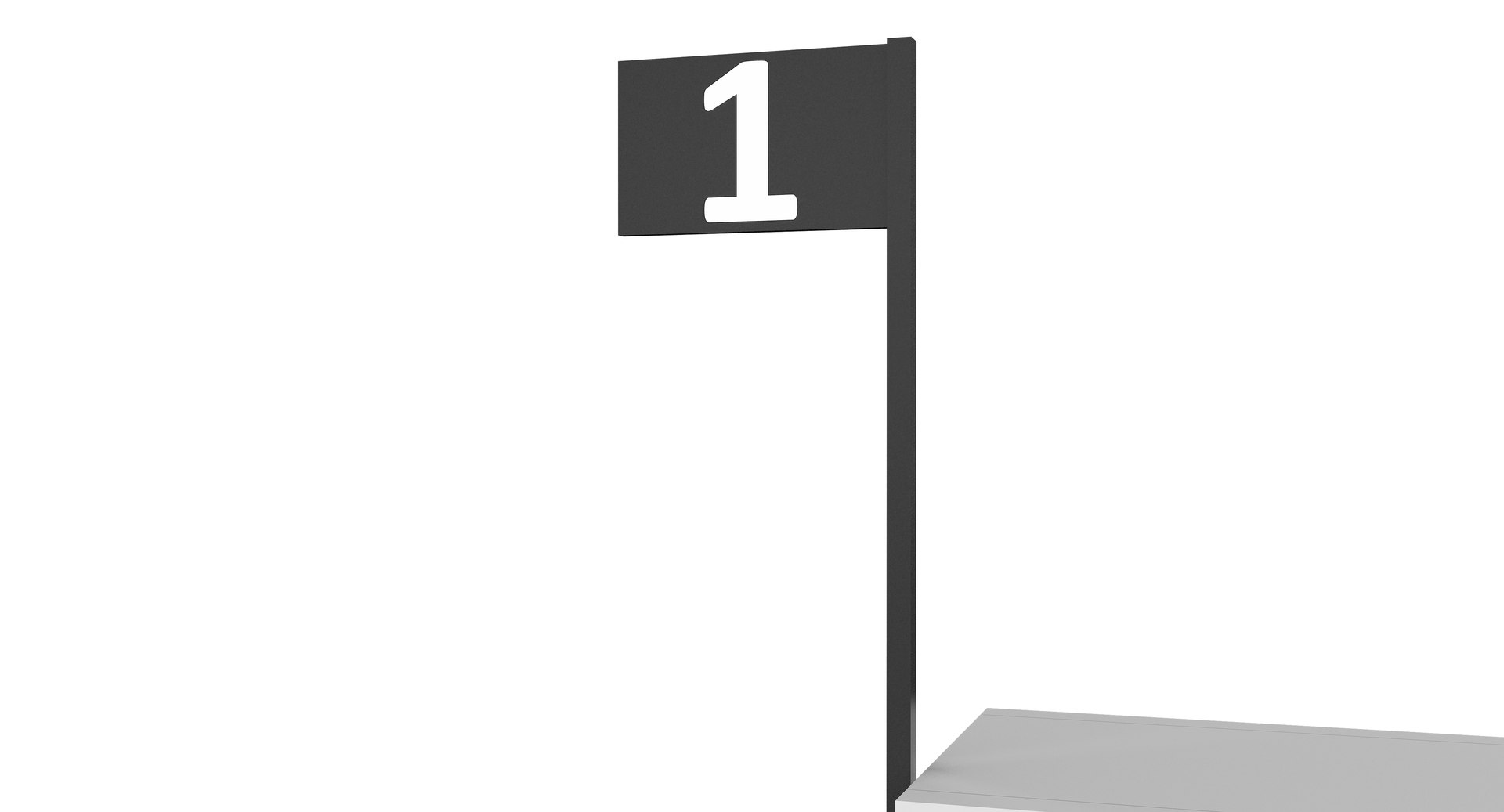 3D Checkout Check Lane - TurboSquid 1319376