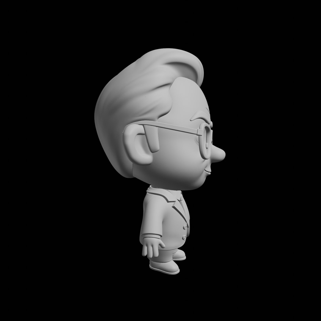 Chibi Businessman Figure 3D Print Model 3D Model - TurboSquid 2517604