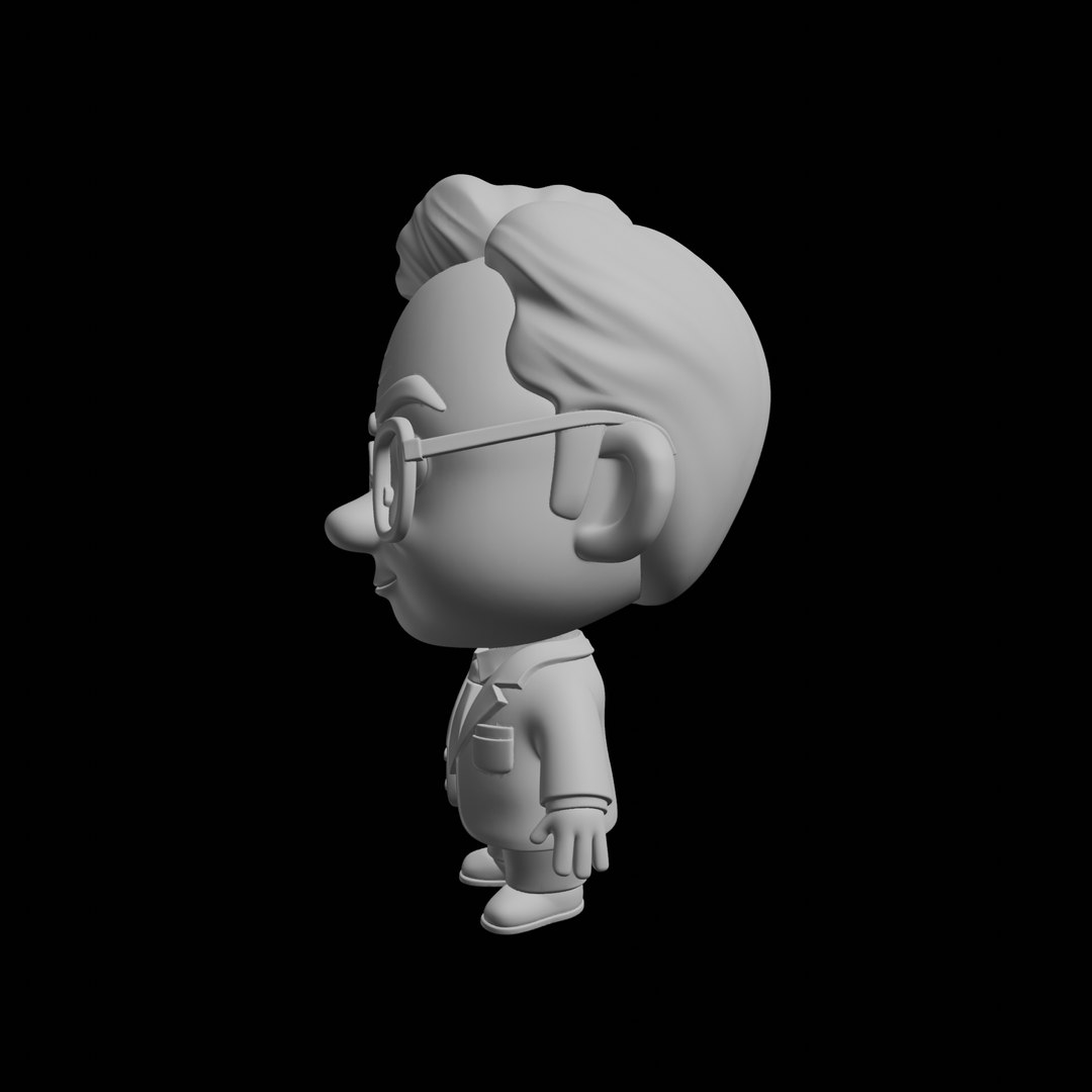 Chibi Businessman Figure 3D Print Model 3D Model - TurboSquid 2517604