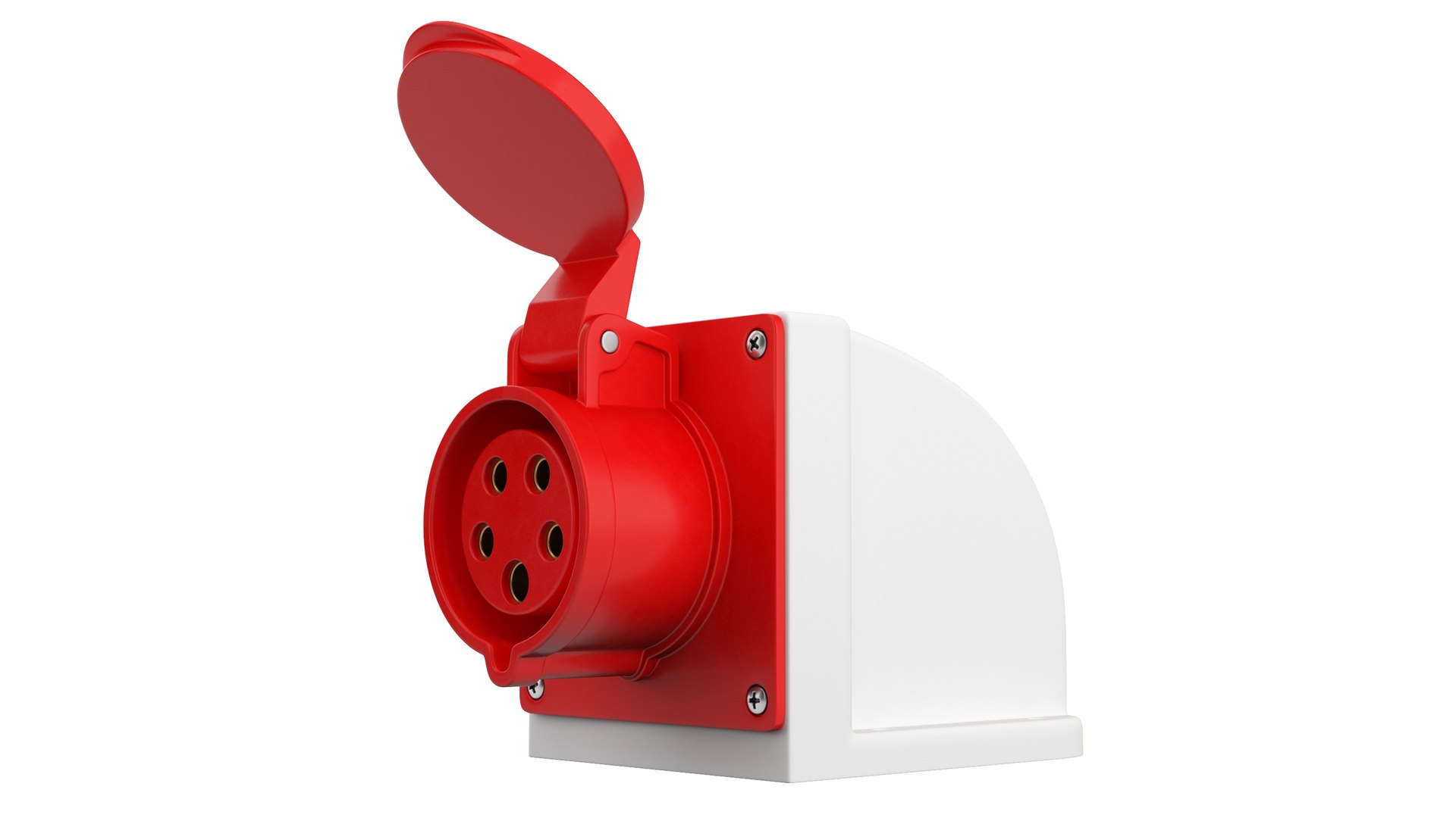 Three Phase Socket 3D Model - TurboSquid 2068776