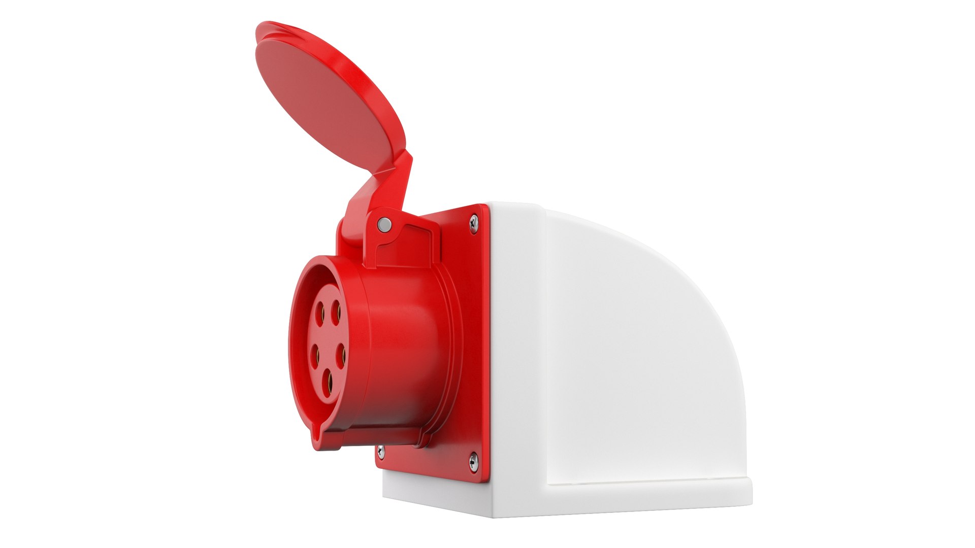 Three Phase Socket 3D Model - TurboSquid 2068776