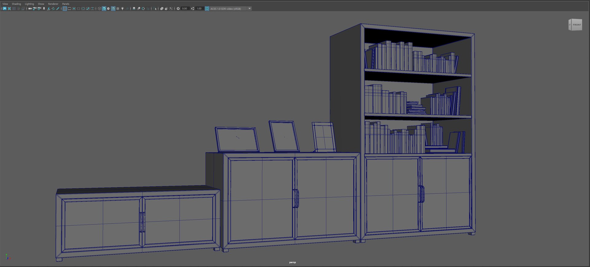 Cupboard 3D Model - TurboSquid 2366370