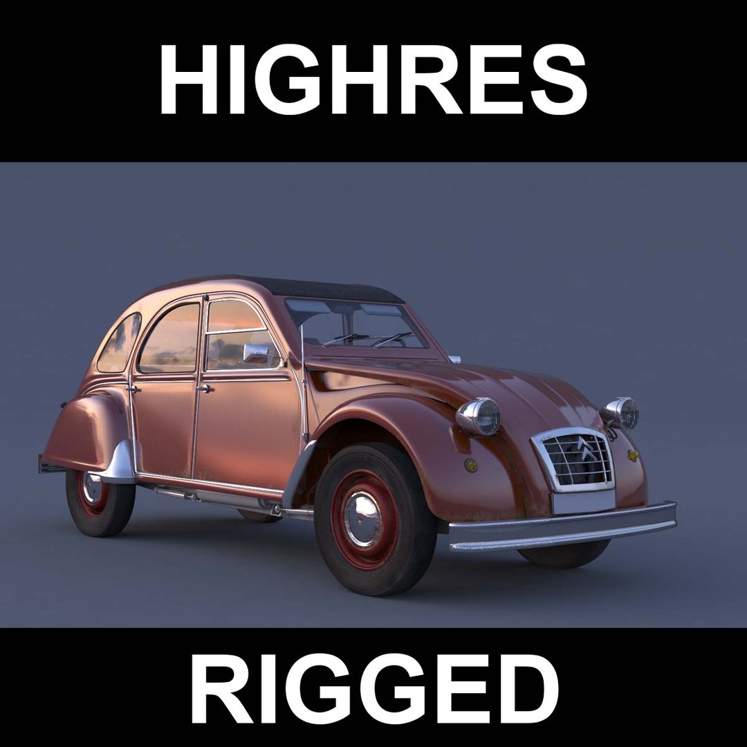 3d French Car Model