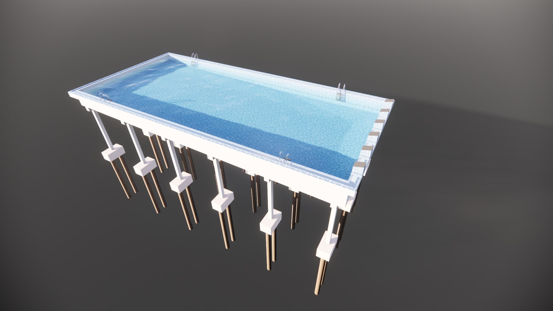 Swimming Pool Model - TurboSquid 2150757
