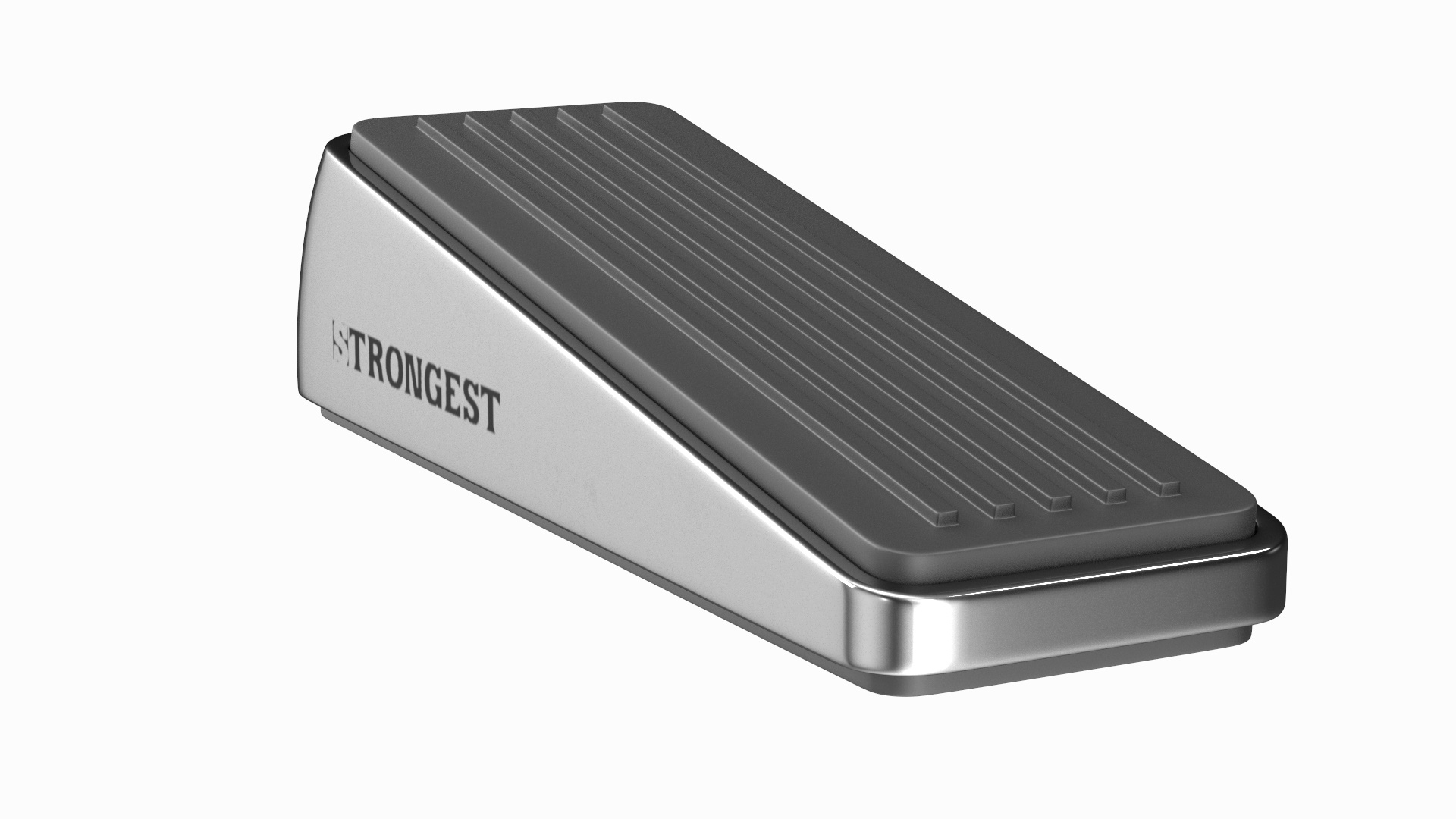 3D Door Stop Wedge Strongest Chrome - TurboSquid 2116183