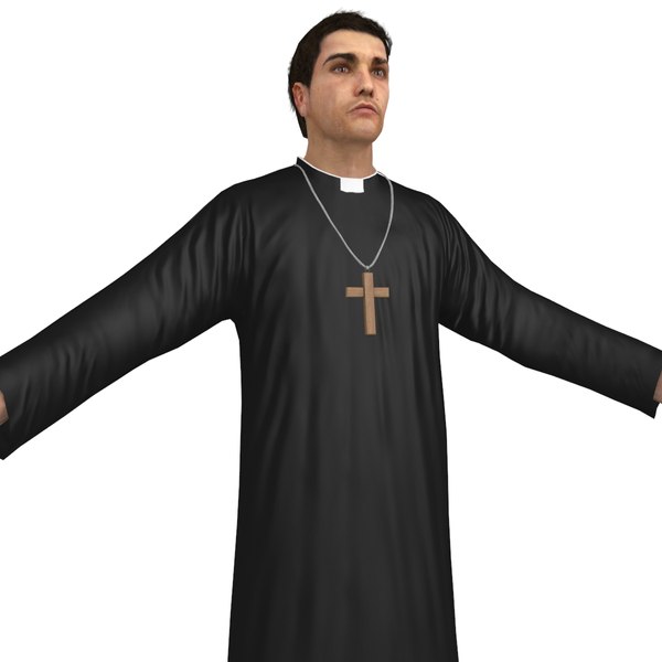 3D pack priests model - TurboSquid 1279414