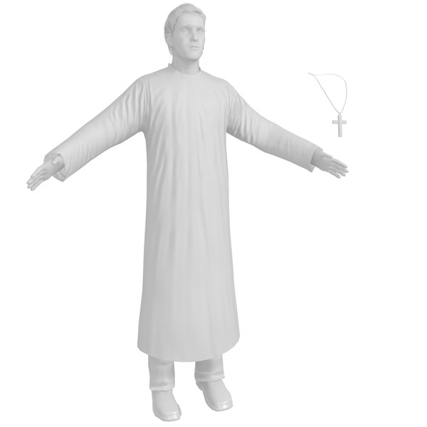 3D pack priests model - TurboSquid 1279414
