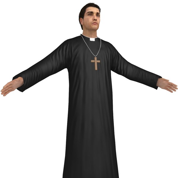 3D pack priests model - TurboSquid 1279414