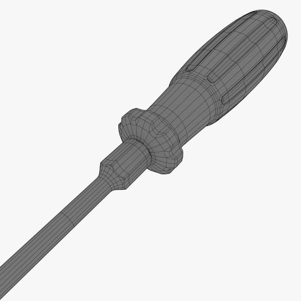 realistic screwdriver 3d 3ds