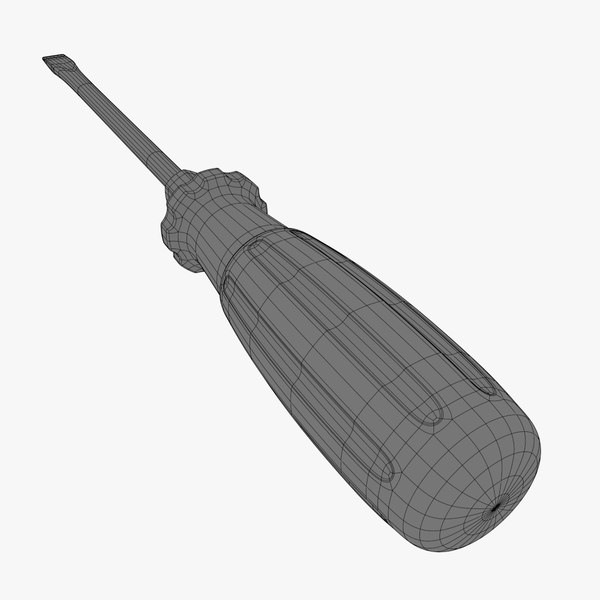 realistic screwdriver 3d 3ds